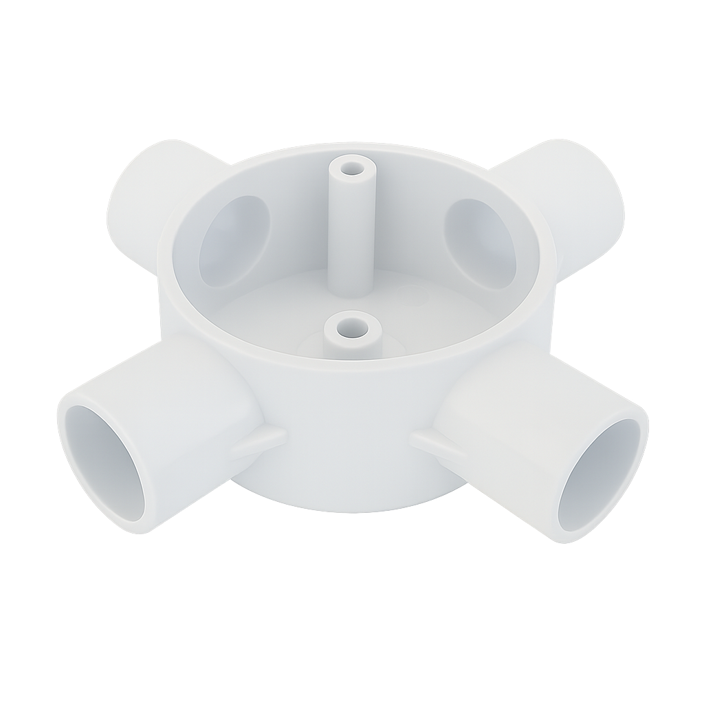 OGATIN CONDUIT BOXES 25MM X 4 WAY – Ogatin Plastics
